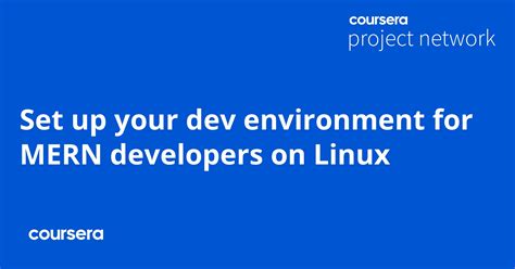set up your dev environment for mern developers on linux