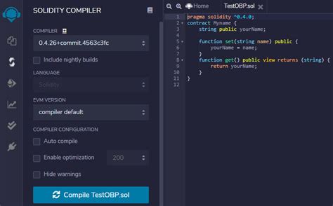 run solidity smart contracts with evm on oracle blockchain platform