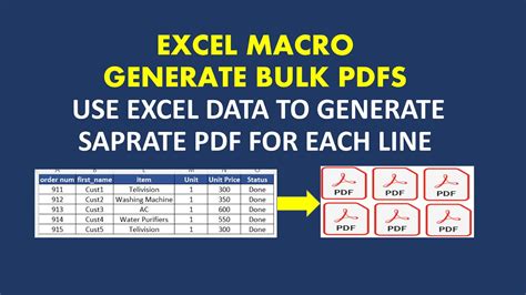 macro generate pdf from excel data excel macro generate multiple pdfs