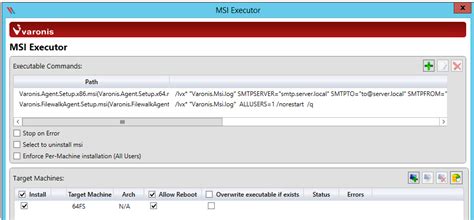 datadvantage how to use the remote msi executor tool
