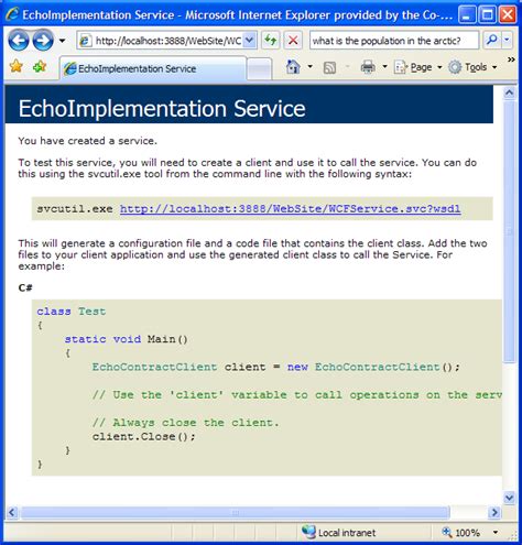 simple web service using wcf windows communication framework