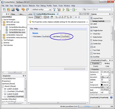 lab 19 netbeans gui builder matisse