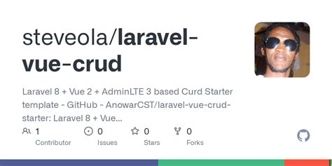 github steveola laravel vue crud laravel 8 vue 2 adminlte 3