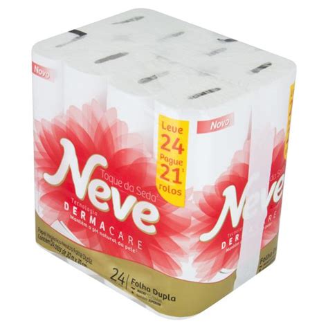 Papel Higiênico Folha Dupla Neutro Neve Toque Da Seda 30m Pacote Leve