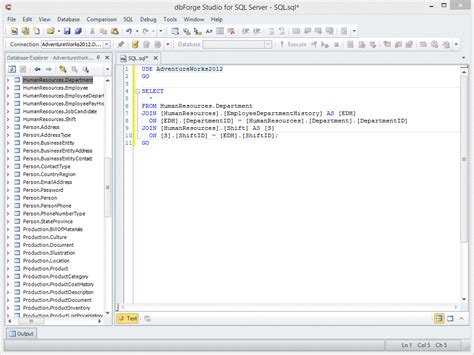 sql coding assistance code completion and formatting features