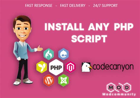 i will install any php script on your shared web hosting vps or