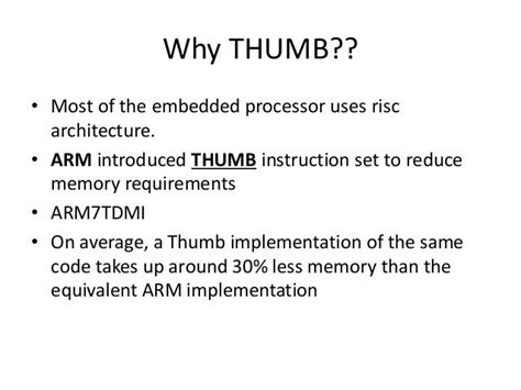 arm thumb mode