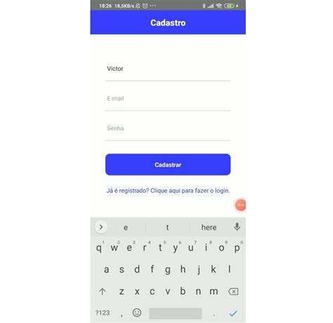 authentication react native example for android and ios