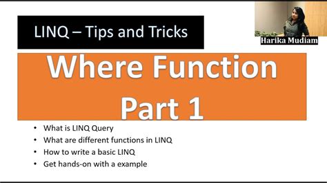 linq query in uipath basic where function part 1 youtube