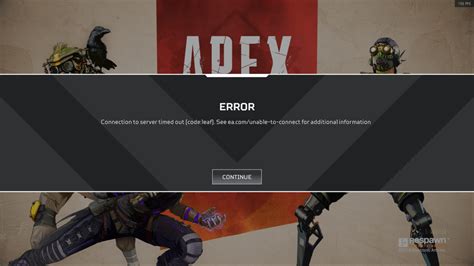how to fix apex legends error code leaf dot esports