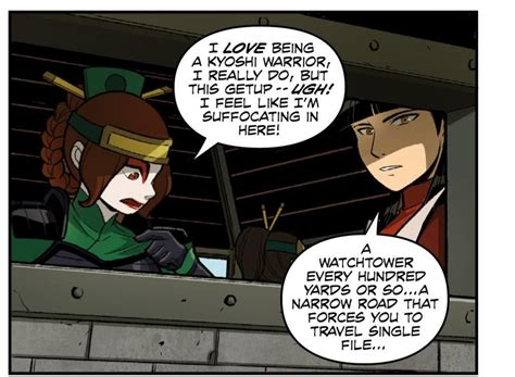 Ty Lee Is Slower When Dressed As A Kyoshi Warrior R Thelastairbender