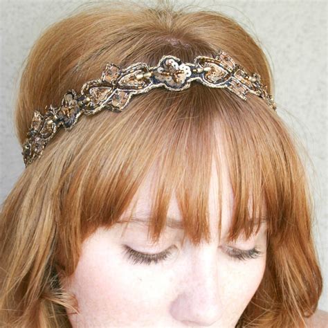 Hippie Chic Bohemian Tie Headband For Women And Teens Beaded Etsy