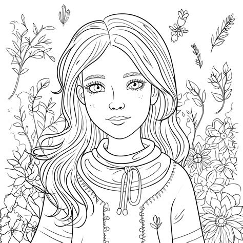 Croquis Dessinés à La Main Dessin Au Trait Unique Page à Colorier