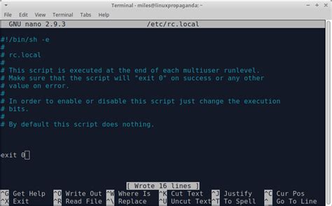 how to run an rc file in linux systran box