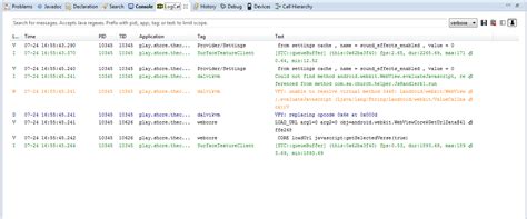 javascript webview does not working as expected on and