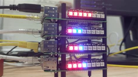 raspberry pi docker swarm demo and desk toy