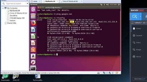 vmware how to ping another virtual machine youtube