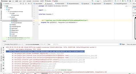 kotkin error java lang illegalstateexception expected begin array but