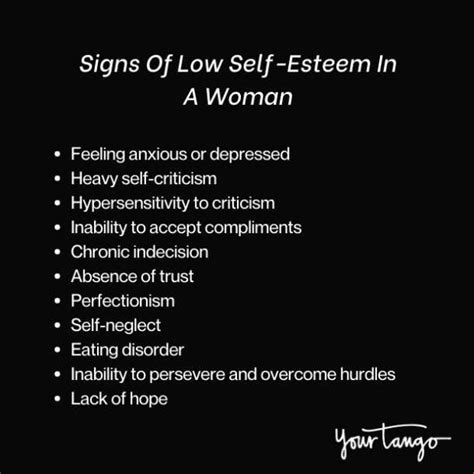 12 Signs Of Low Self Esteem In A Woman Low Self Esteem Self Esteem
