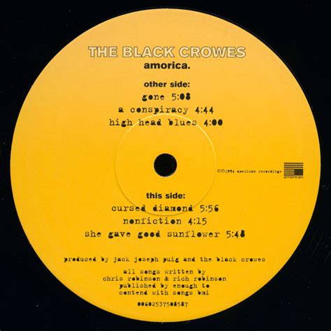 Release “amorica” By The Black Crowes Cover Art Musicbrainz