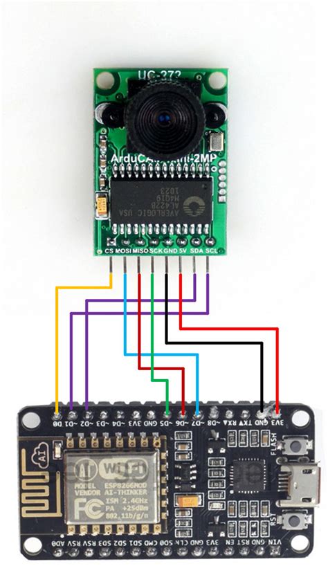 esp8266 diagram arduino based camera
