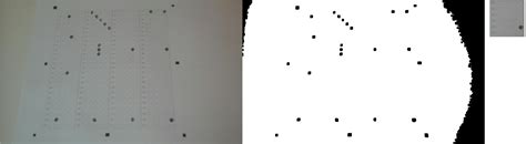 c opencv black dots detection stack overflow