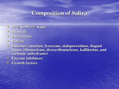 Ppt Saliva Powerpoint Presentation Free Download Id 4804838