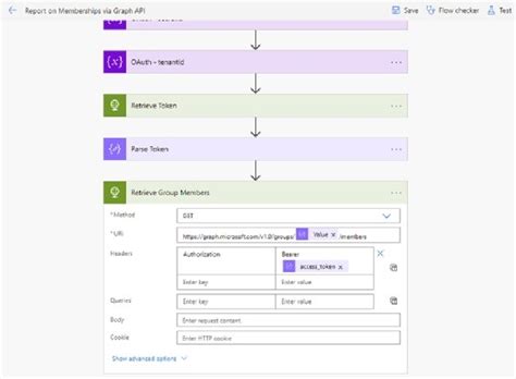 build a power automate flow using the graph api techtarget