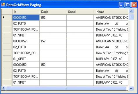 paging in datagridview codeproject gambaran