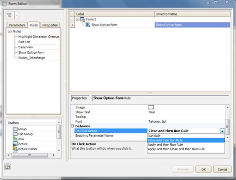 solved ilogic to close hide an open form autodesk community