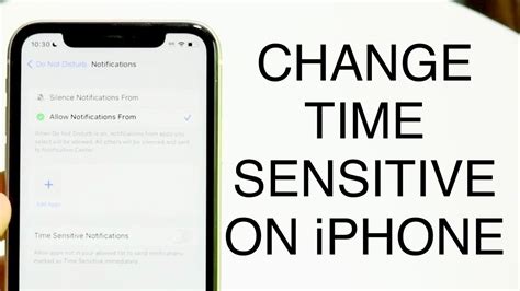How To Turn Off Time Sensitive Notifications On Iphone 2023 Youtube