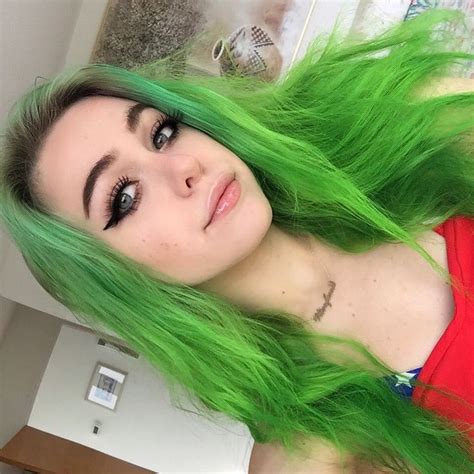Pinterest Ashliwankhanobi Neon Hair Green Hair Dye My Hair