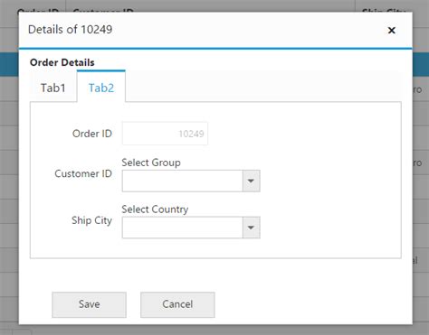 cascade populate dropdown on add edit mode with dialog template asp