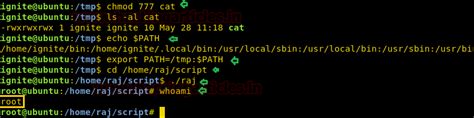 linux privilege escalation using path variable
