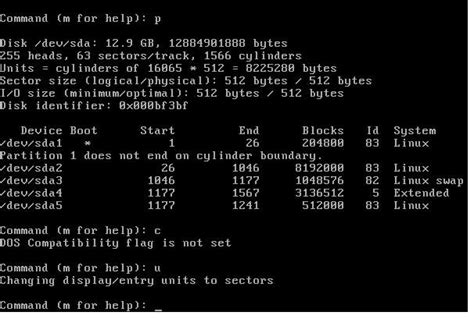 fdisk command in linux with examples