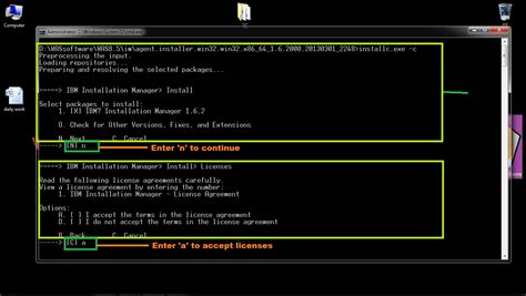 ibm websphere application server installing installation manager im