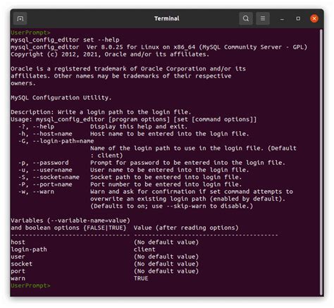 how to use mysql config editor batch file secure login