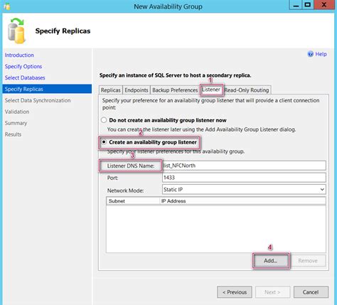 simulating a multi subnet cluster for setting up sql