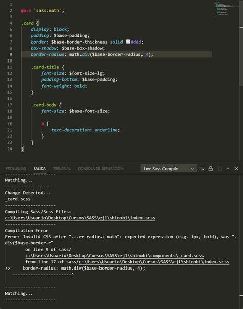 Math Compilation Error Scss Invalid Css After Stack Overflow