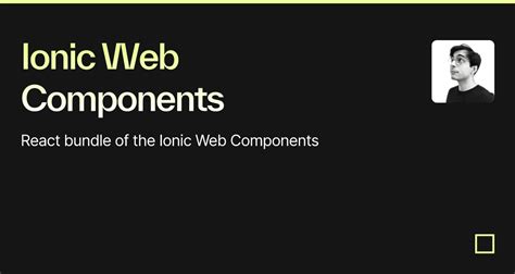 ionic web components codesandbox