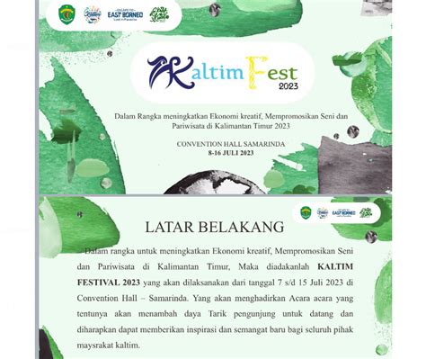 Dalam Rangka Meningkat Ekonomi Kreatif Akan Digelar Kaltim Fest 2023