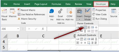 how to insert checkbox in excel gyankosh learning