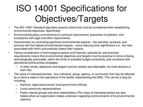 Ppt Iso 14001 V 2004 Environmental Management Systems Powerpoint