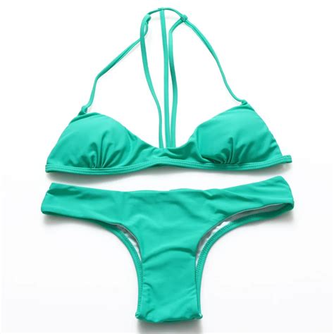 2018 Newest Sexy Solid Lady Swimwear Summer Beach Girl Swimsuit Bandage