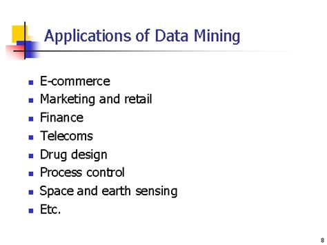 applications of data mining
