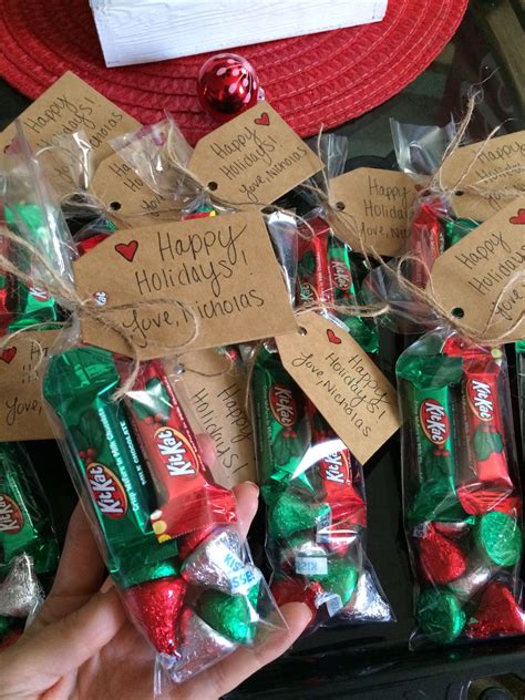 Festive Treat Bags For Christmas Classroom Goodies