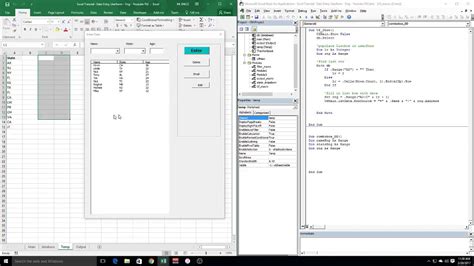 excel vba userform data entry listbox combobox commandbutton part