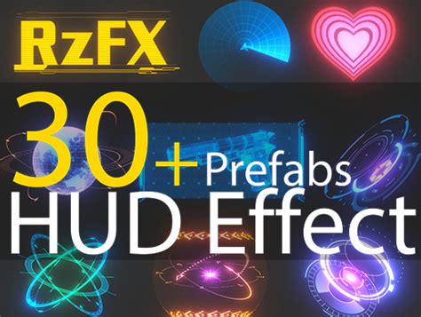 rzfx hud shader effect 시각 효과 셰이더 unity asset store