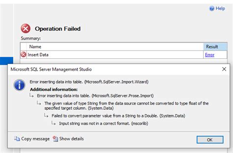 sql server mssql import flat file incorrect format stack overflow